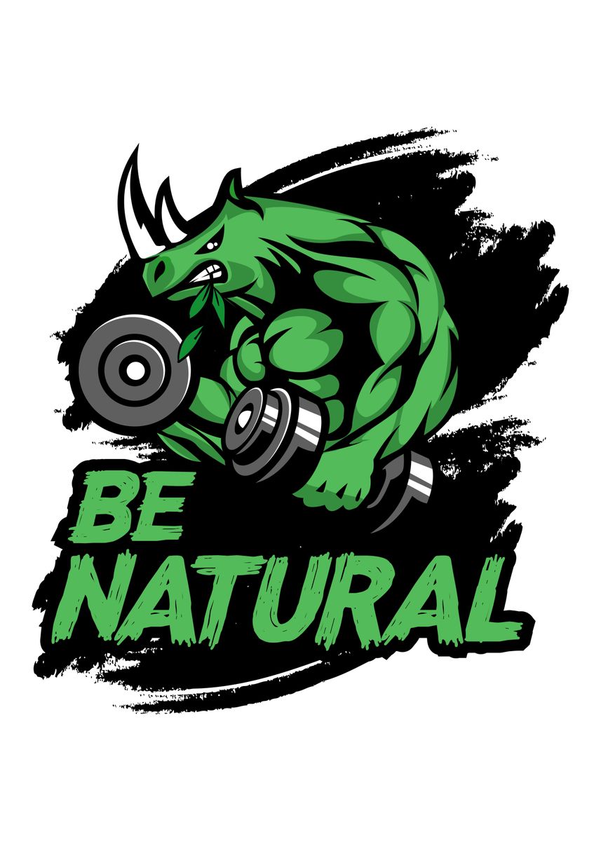 'Be natural' Poster, picture, metal print, paint by BeMi | Displate