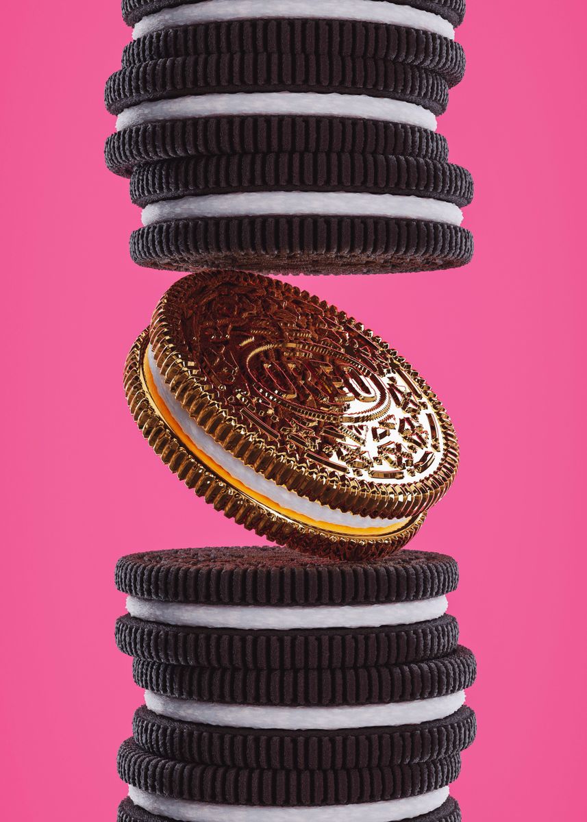 'Golden Oreo' Poster by Deyvis Anthony | Displate