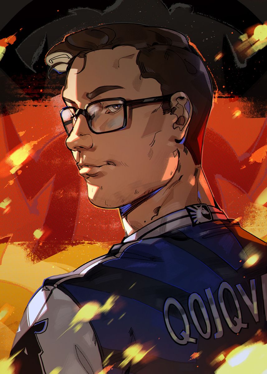 'Team Liquid Qojqva' Poster, picture, metal print, paint by Team Liquid ...