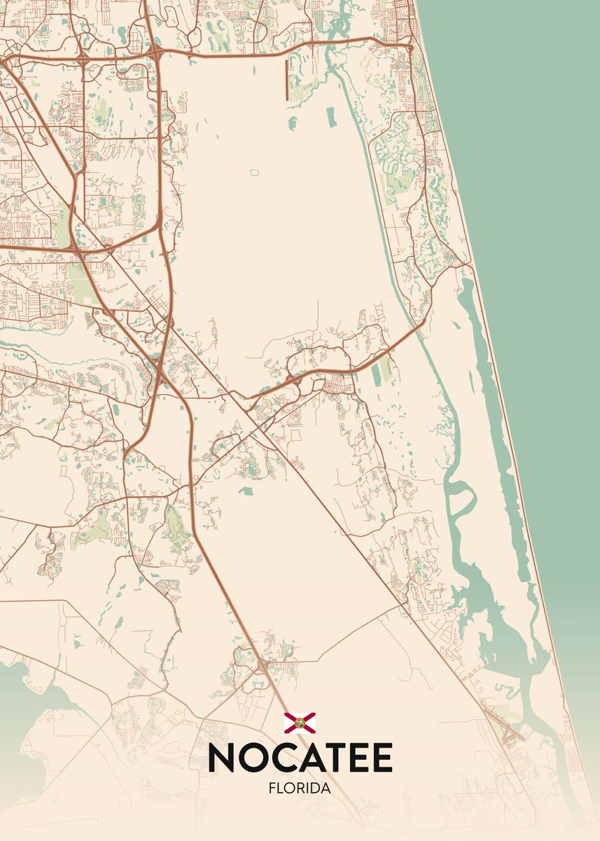 'Nocatee FL' Poster, picture, metal print, paint by IMR Designs | Displate