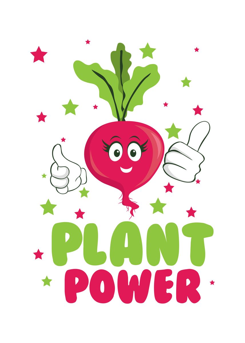 'Plant power' Poster by BeMi | Displate
