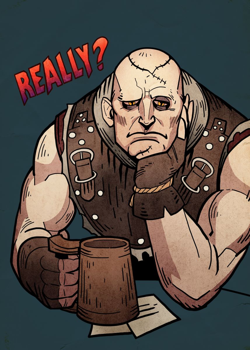 'Letho' Poster, picture, metal print, paint by Witcher 3 | Displate