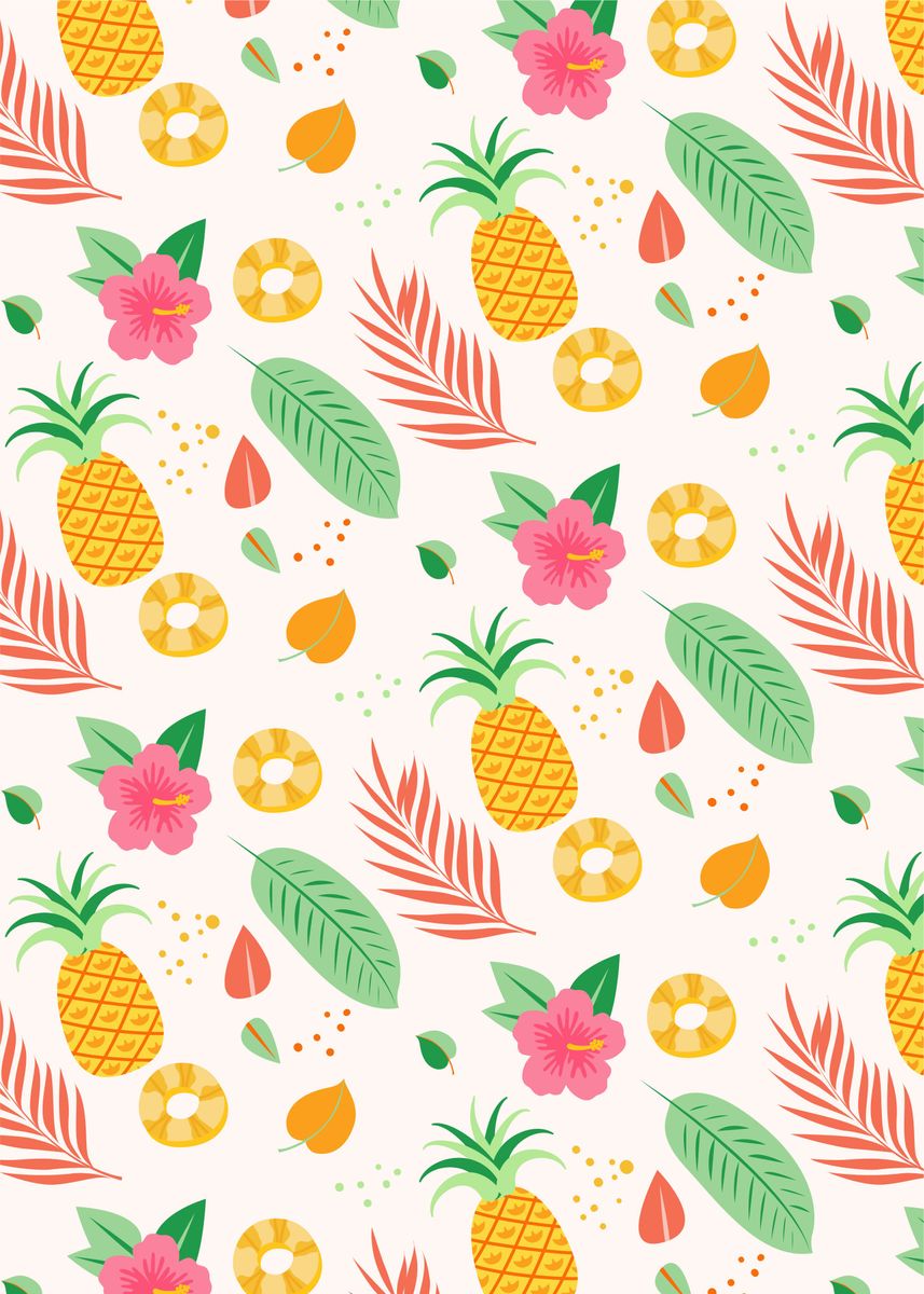 'Boho Aloha Pattern' Poster, picture, metal print, paint by EDM Project ...