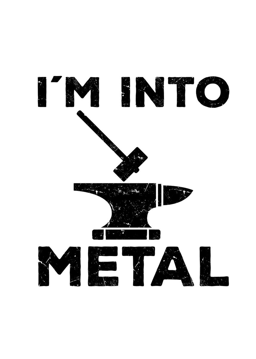 'Metalsmith Blacksmithing' Poster, picture, metal print, paint by TW ...