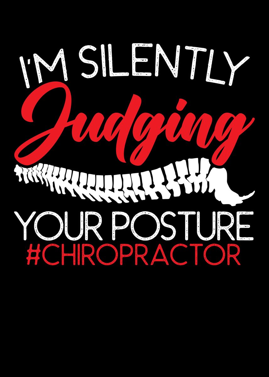 'Chiropractor' Poster, picture, metal print, paint by NAO | Displate