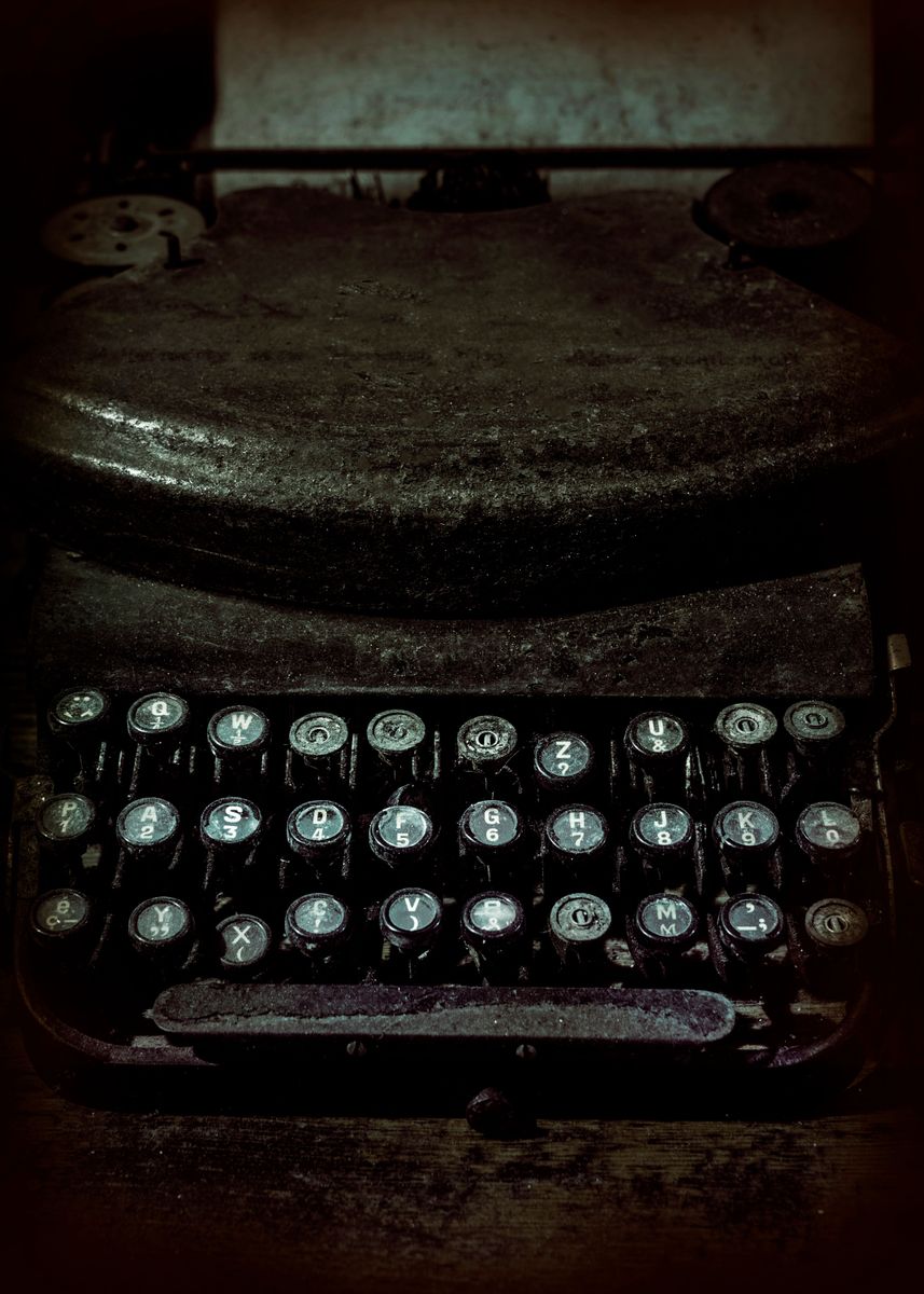'An old typewriter' Poster by Jaroslaw Blaminsky | Displate