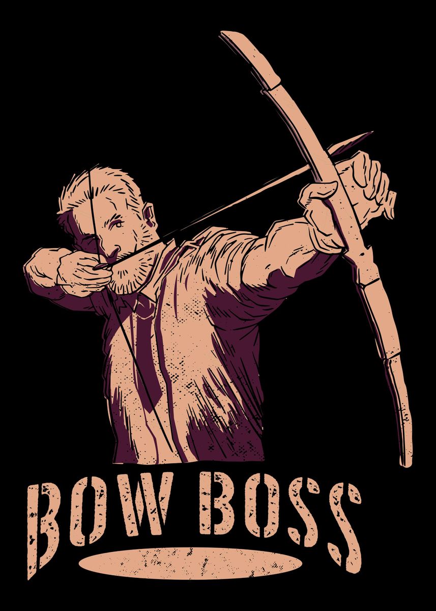 'Archery Archer Bowman' Poster by CrazySquirrel | Displate