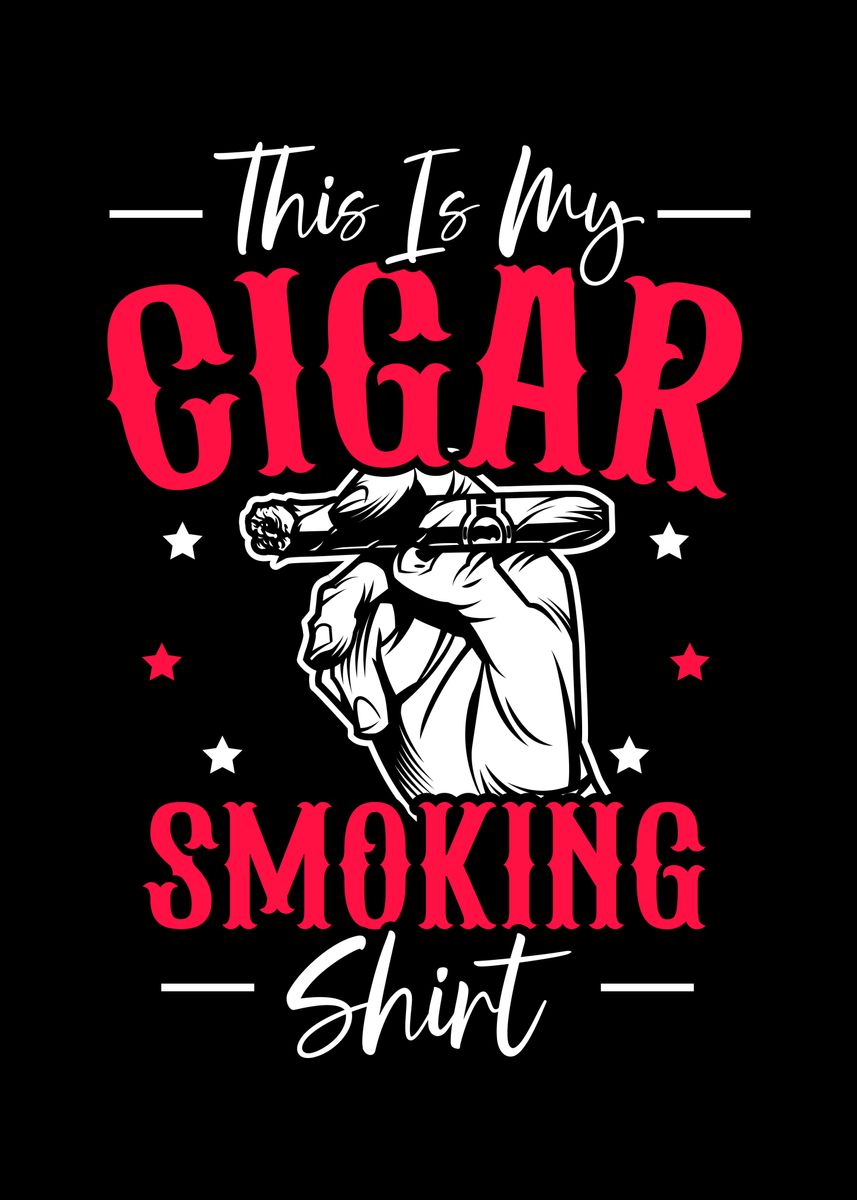 'Cigarette Smoker' Poster by NAO | Displate