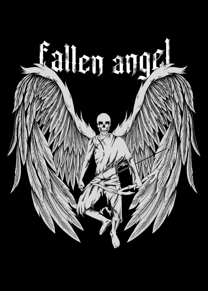 'Fallen Angel' Poster by FckMblek Design Studio | Displate