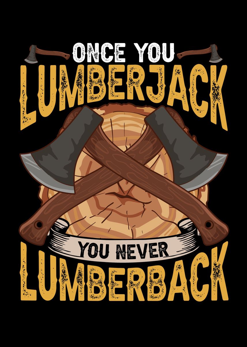 'Lumberback Axe Throwing' Poster, picture, metal print, paint by to42 ...