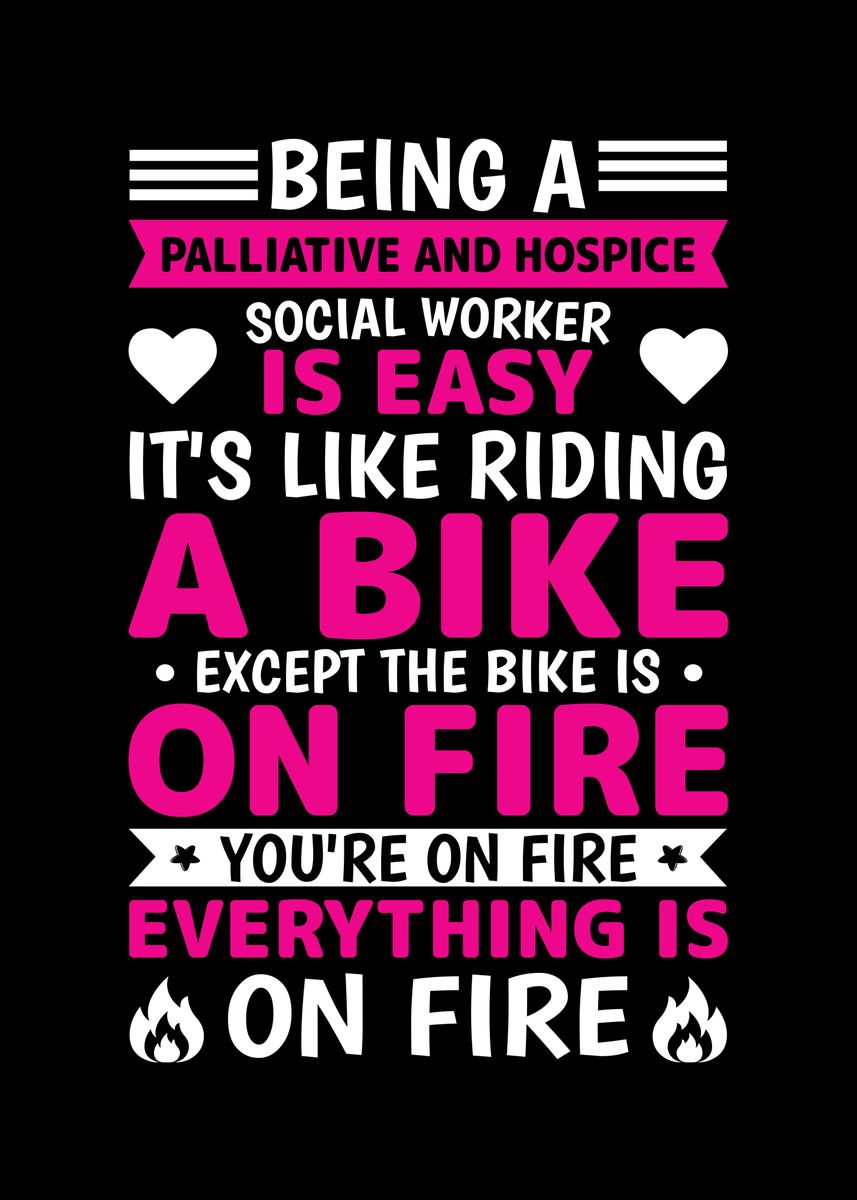'Palliative Hospice Worker' Poster, picture, metal print, paint by ...