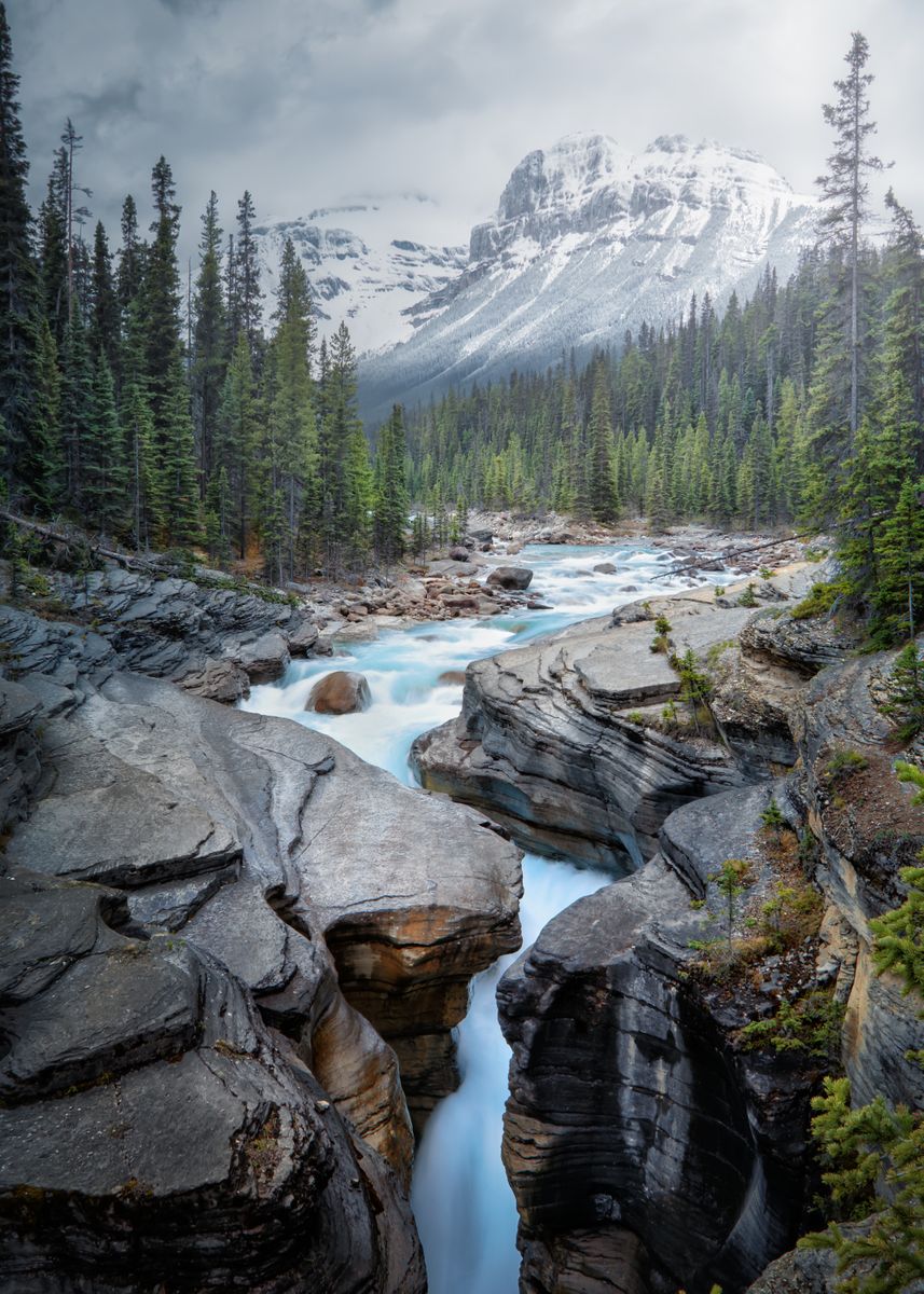 'Mistaya' Poster, picture, metal print, paint by World Class Photos ...