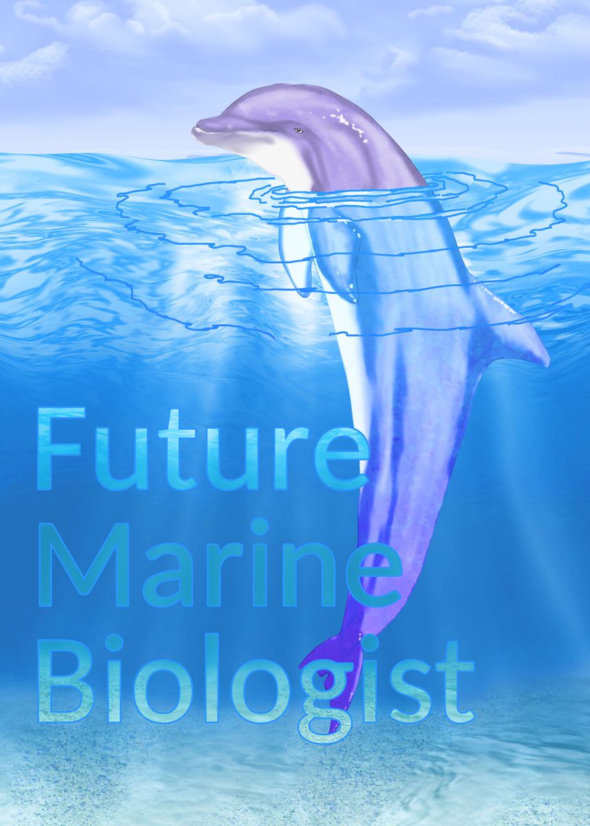 'Future Marine Biologist' Poster by Chris MacDonald | Displate