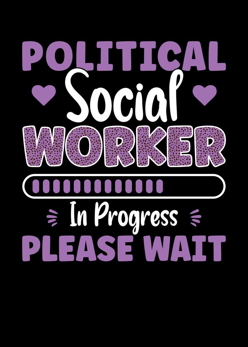 'Political Social Worker' Poster, picture, metal print, paint by Lukes ...