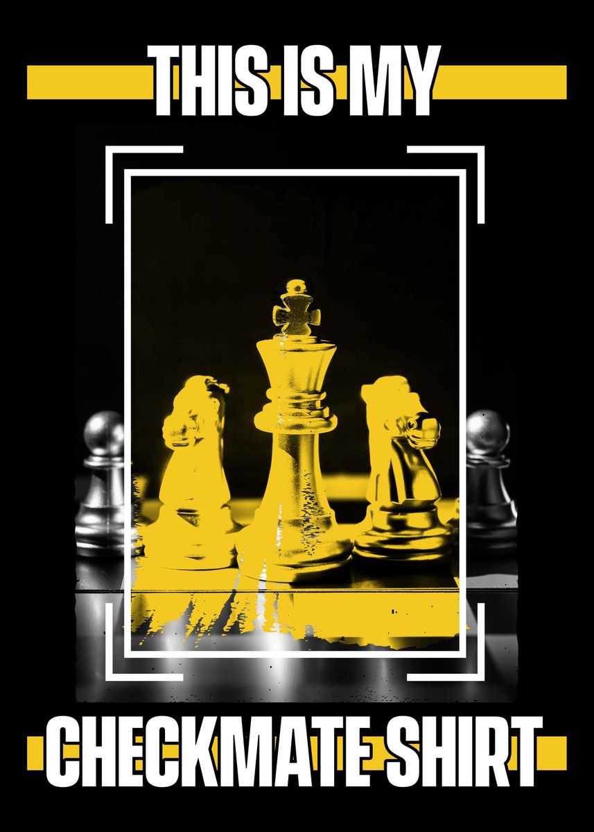 'Chess Player Club' Poster, picture, metal print, paint by ...