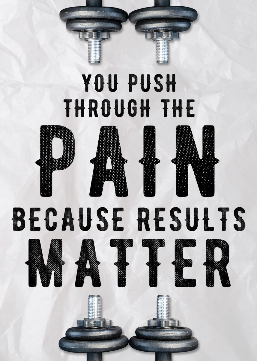 'Through The Pain' Poster, picture, metal print, paint by Colorize ...