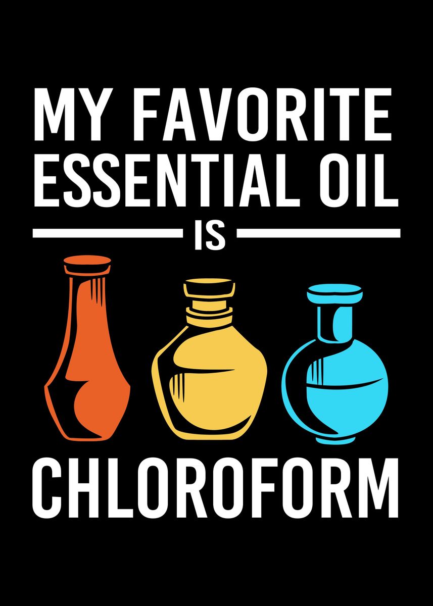 'Chloroform Funny' Poster by FunnyGifts | Displate