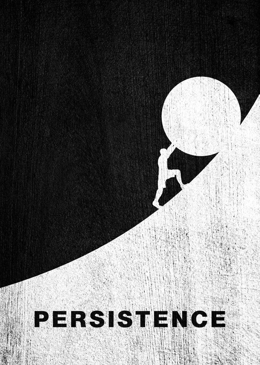 'Persistence' Poster, picture, metal print, paint by ABConcepts | Displate