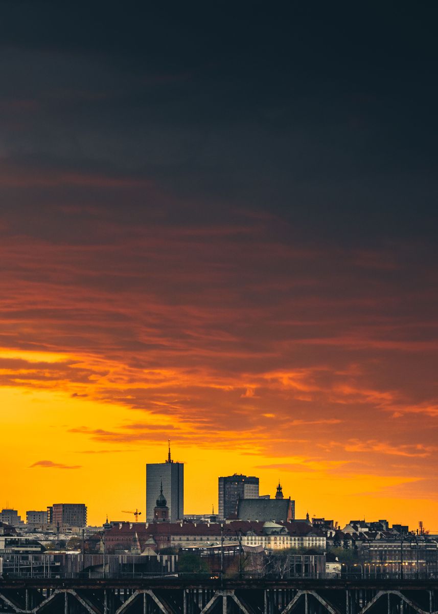 'Sunset panorama' Poster, picture, metal print, paint by Adam ...