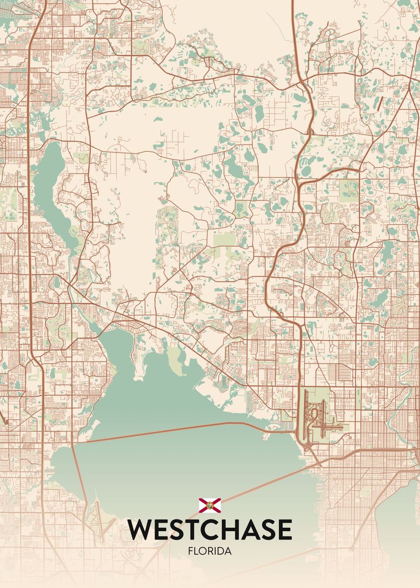 'Westchase FL' Poster, picture, metal print, paint by IMR Designs ...