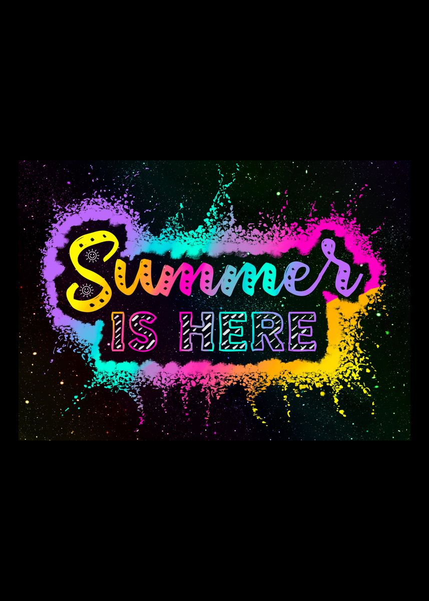 'Summer is here' Poster, picture, metal print, paint by Brummkatze ...