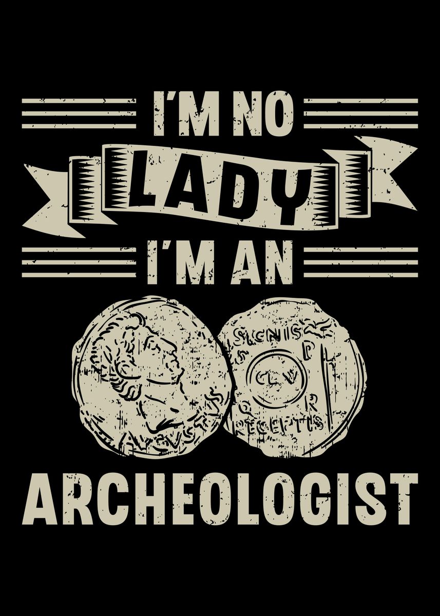 'Archaeologist Profession' Poster, picture, metal print, paint by Lukes ...