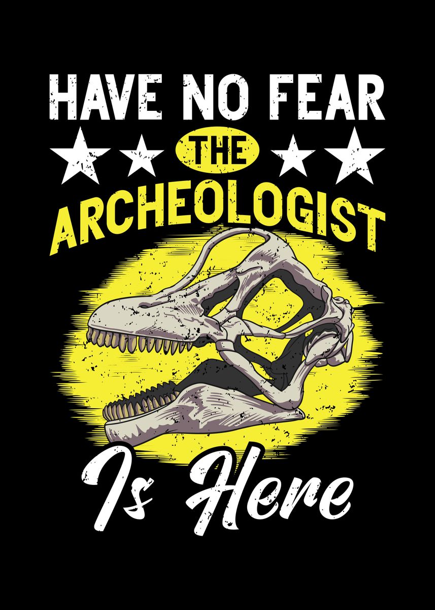 'Archaeology Job Profession' Poster, picture, metal print, paint by ...