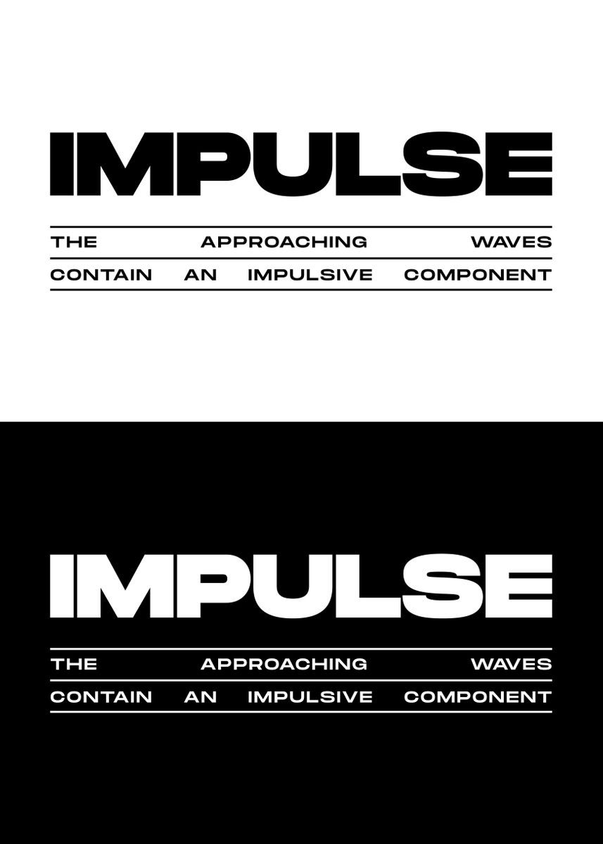 'IMPULSE Collection' Poster, picture, metal print, paint by Lone Panda | Displate