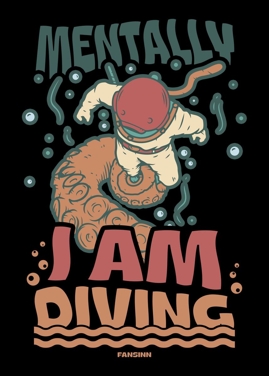 'Dive' Poster by fansinn | Displate