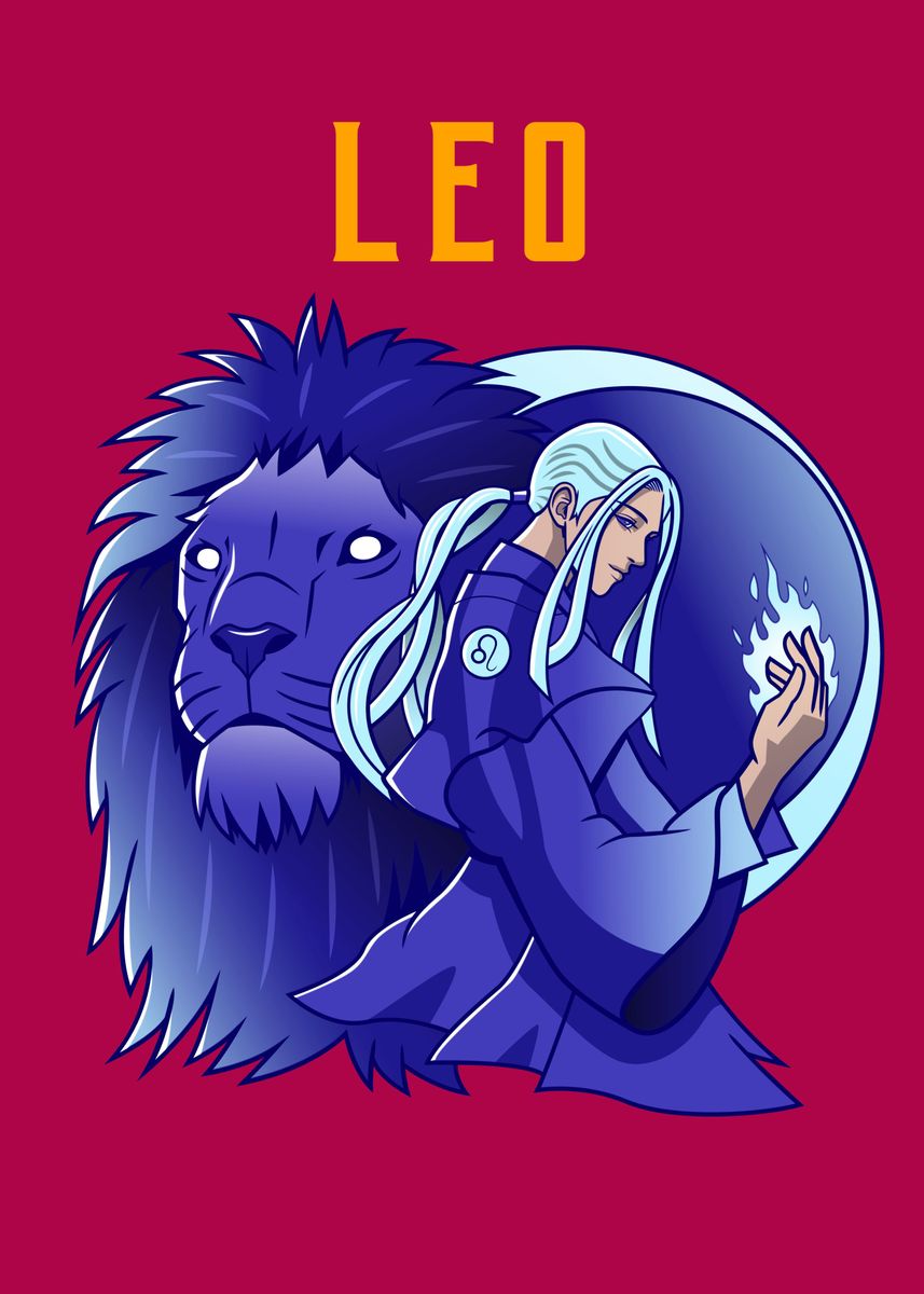 'Leo Boy' Poster, picture, metal print, paint by arkitekta | Displate