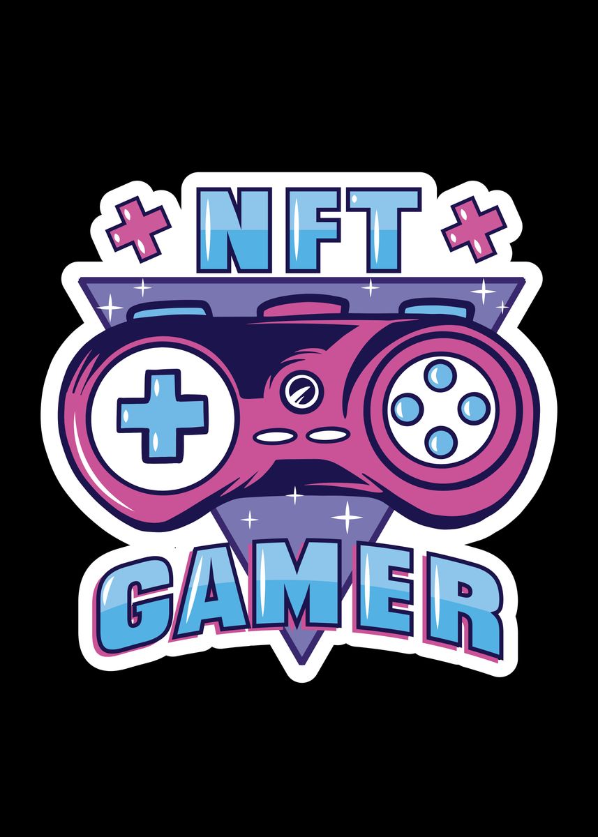 'NFT Gamer ' Poster, picture, metal print, paint by Simon Darren | Displate