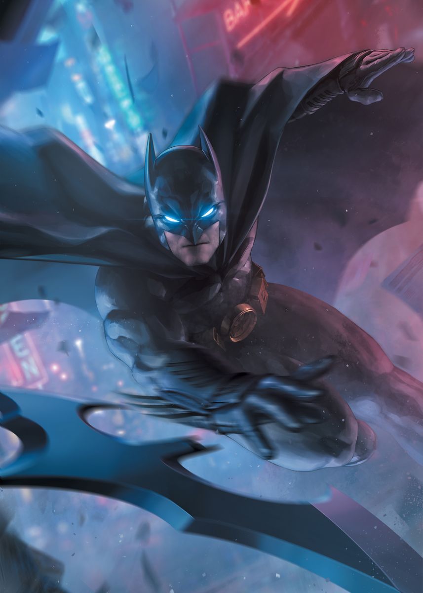 'The Batman's Grave' Poster, picture, metal print, paint by DC Comics ...