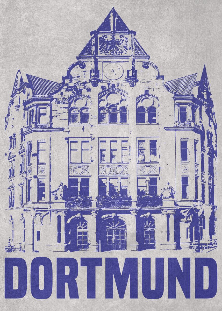 'Dortmund' Poster, picture, metal print, paint by denvector | Displate