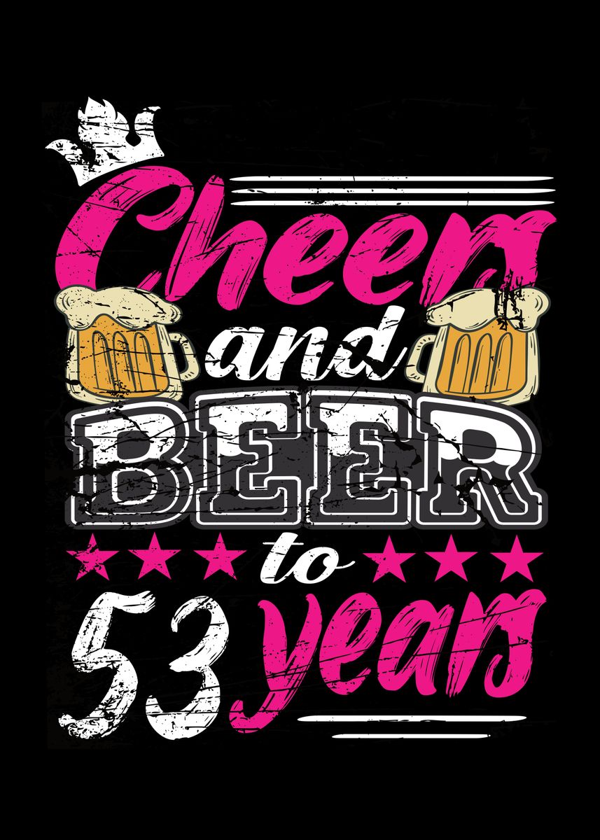 '52 Birthday Woman' Poster by ZS C O M M E R C E | Displate