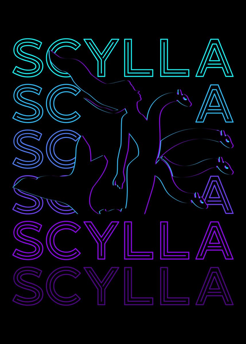 'Scylla Skylla' Poster, picture, metal print, paint by AestheticAlex ...
