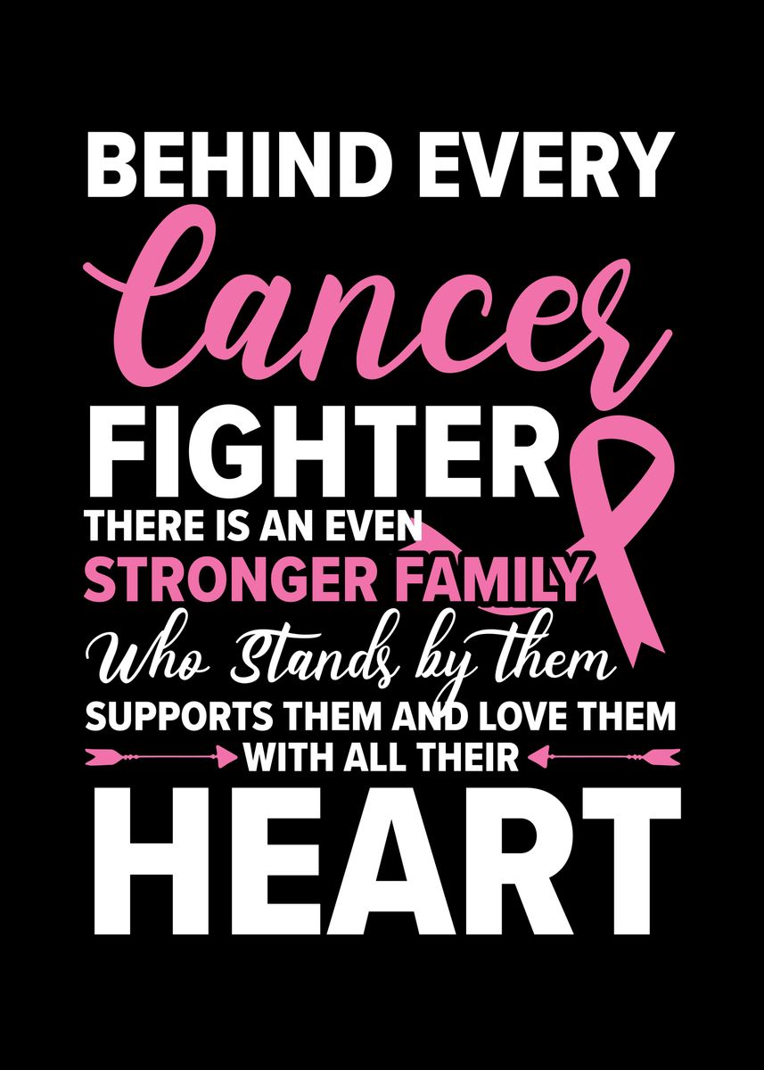 'Cancer Support Squad' Poster, picture, metal print, paint by NAO ...