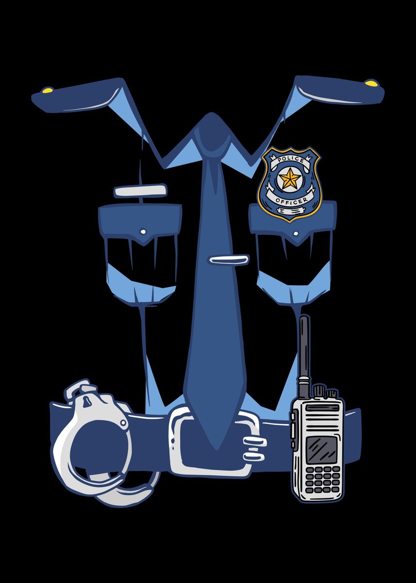 'Police Officer Uniform' Poster by professionaldesigns | Displate