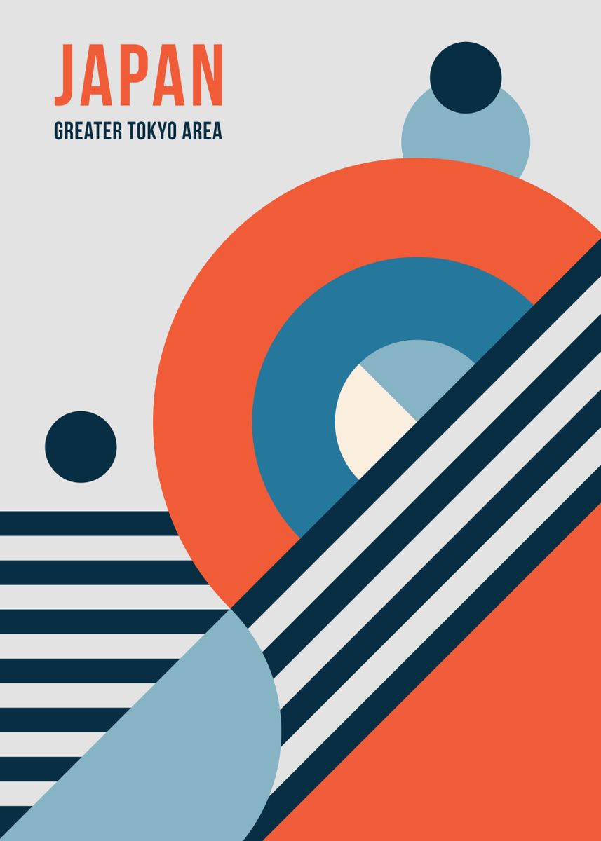 'Tokyo Poster' Poster by BluePinkPanther | Displate