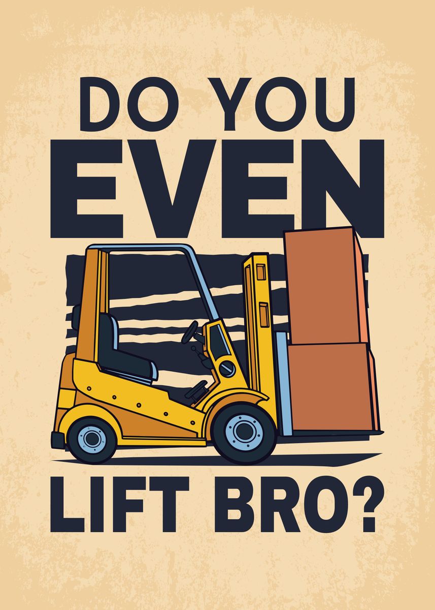 'Do You Even Lift Bro' Poster, picture, metal print, paint by Steven ...