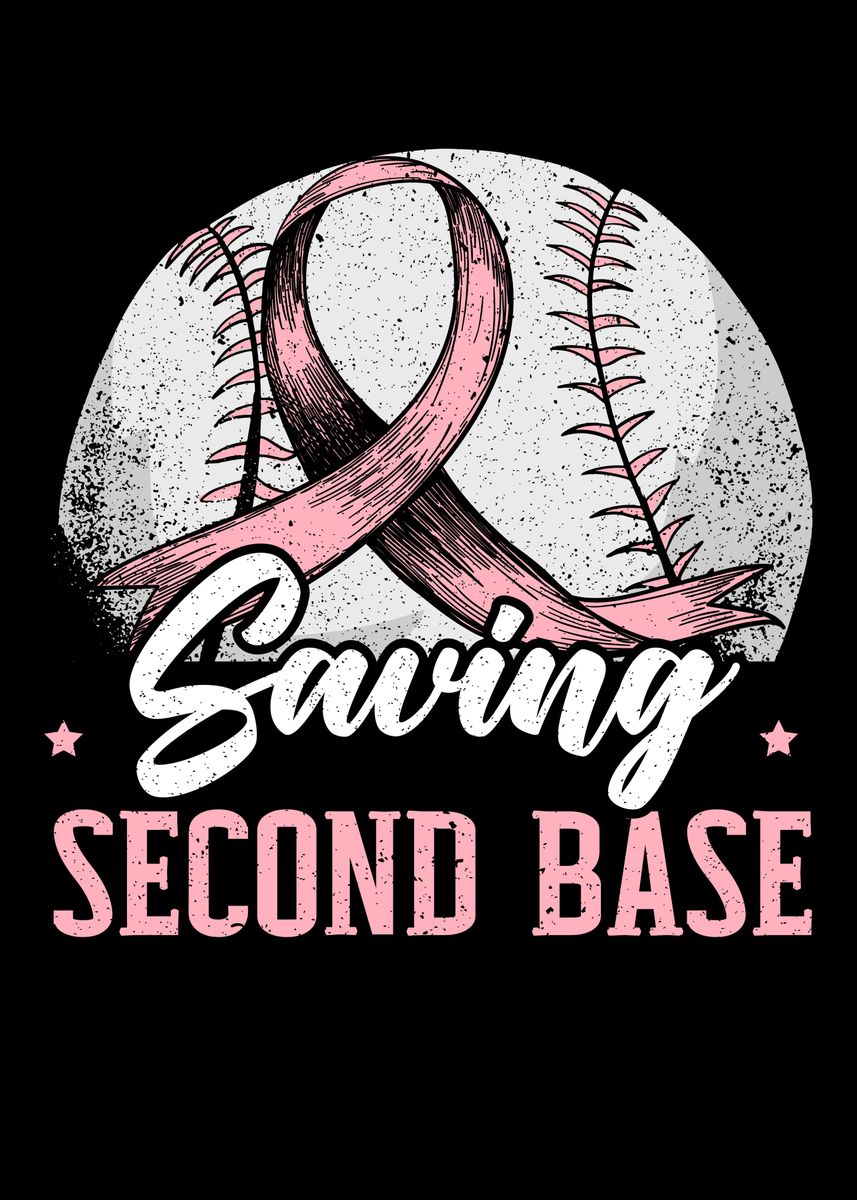 'Saving 2nd Base Baseball' Poster, picture, metal print, paint by NAO ...
