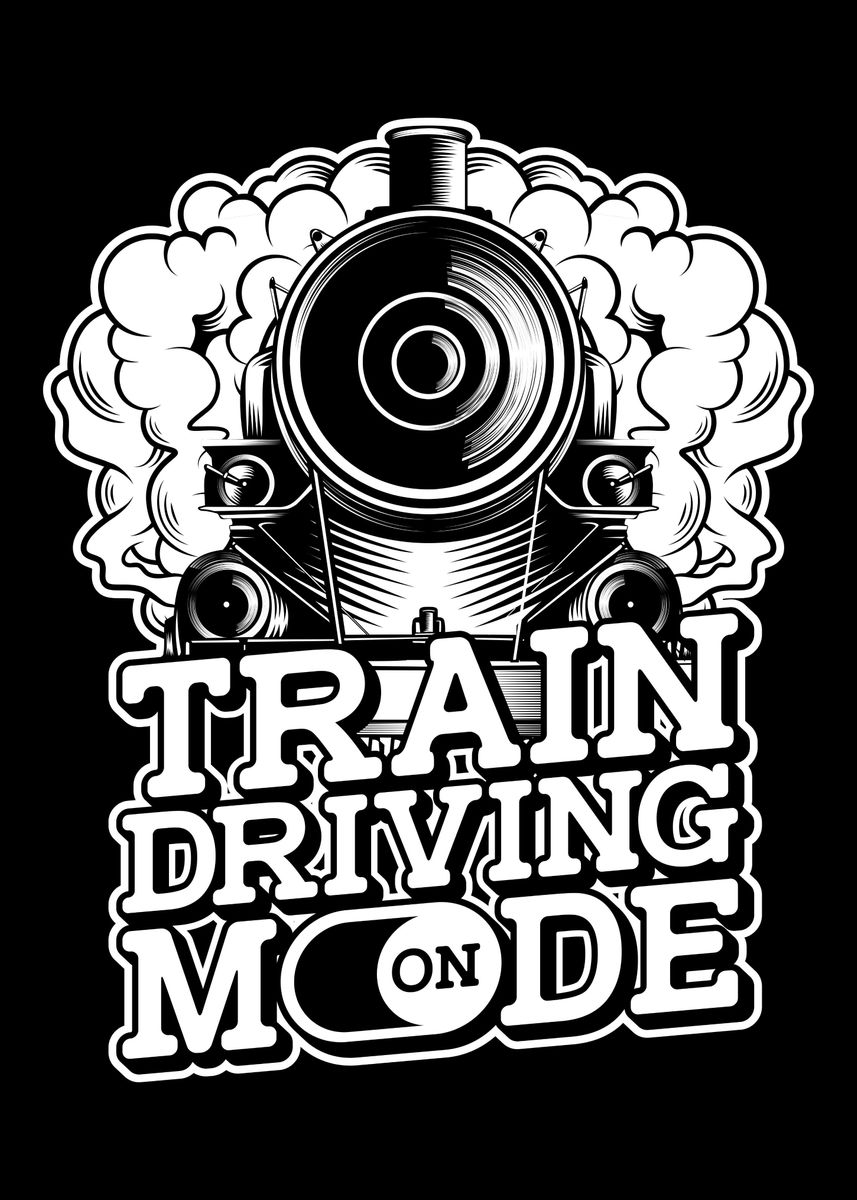 'Train Driver Operator' Poster, picture, metal print, paint by ...