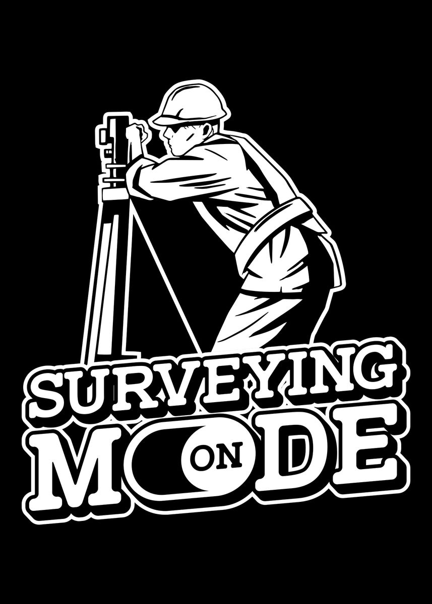 'Land Surveyor Appraiser' Poster, picture, metal print, paint by ...