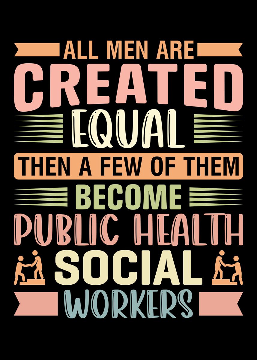 'Public Health Workers' Poster, picture, metal print, paint by Lukes ...