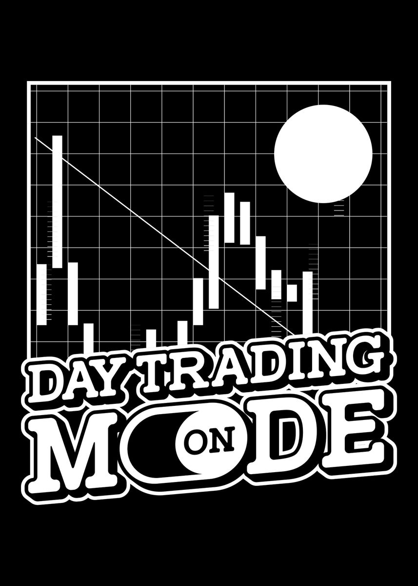 'Day Trading Trader Stock' Poster, picture, metal print, paint by ...