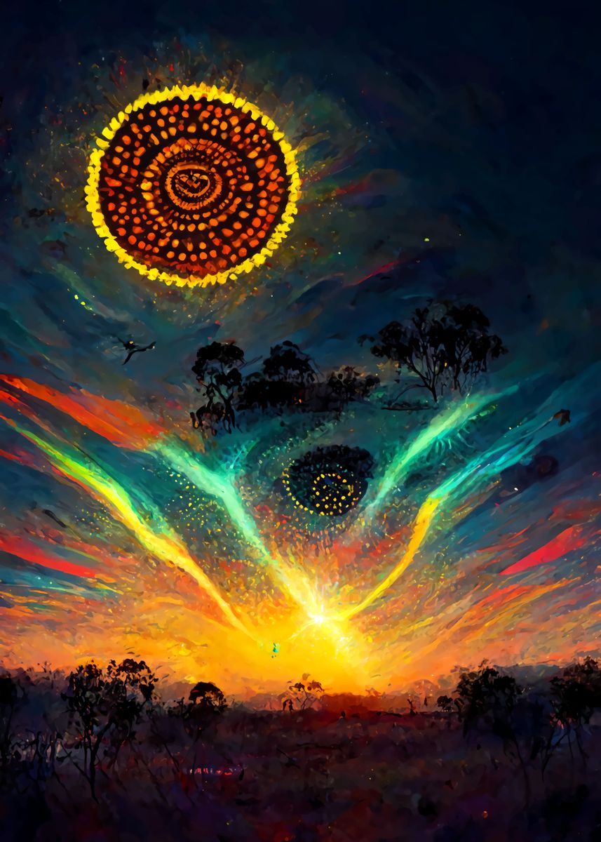 'Unity Under a Southern Sky' Poster, picture, metal print, paint by ...