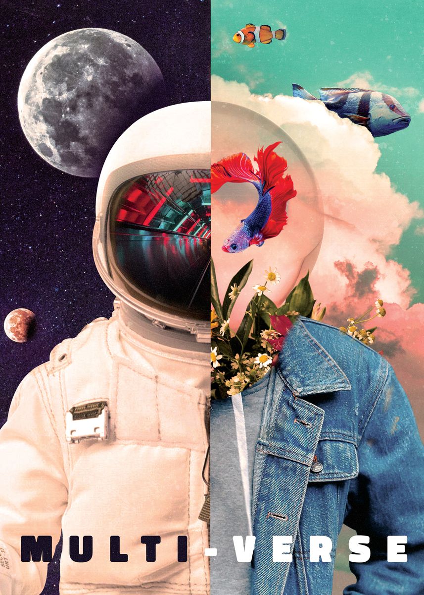 'Multiverse' Poster, picture, metal print, paint by ArtNinja | Displate