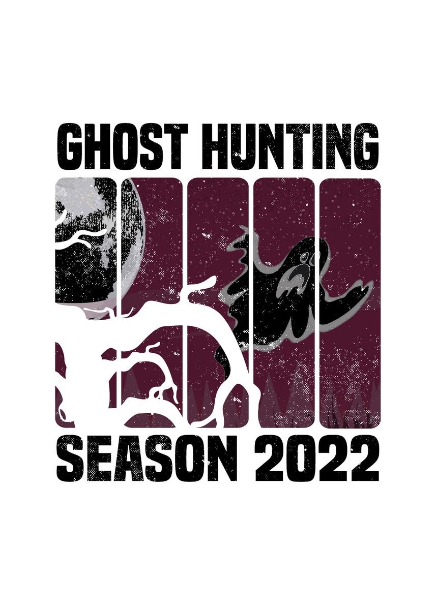 'Ghost Hunting' Poster, picture, metal print, paint by TW Design | Displate