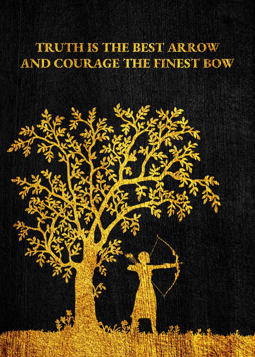 'Arrow of Truth' Poster, picture, metal print, paint by ABConcepts ...