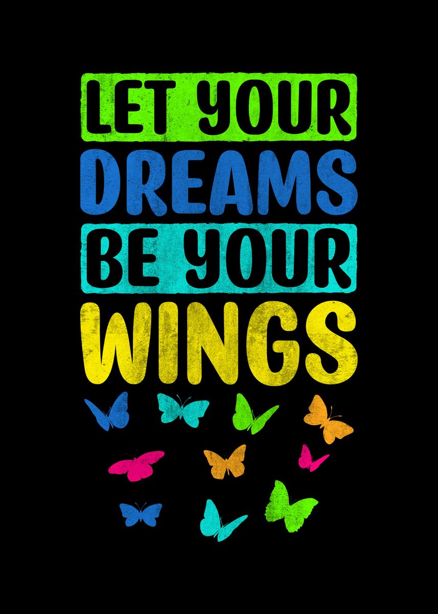 'Motivational Inspire' Poster by Lukes Pixel Studio | Displate