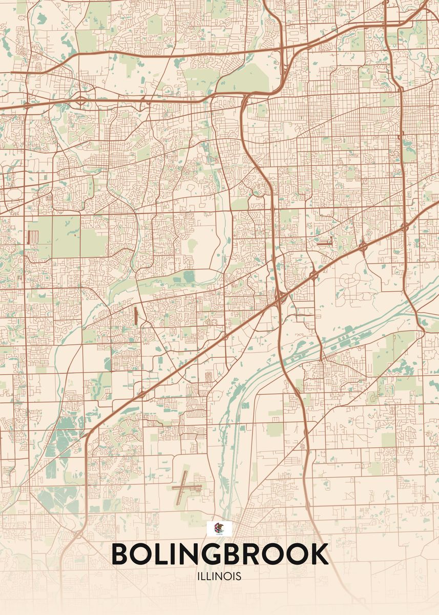 'Bolingbrook IL' Poster by IMR Designs | Displate